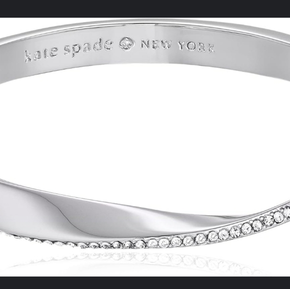 kate spade | Jewelry | Pave Hinged Bangle Bracelet Kate Spade Stones ...